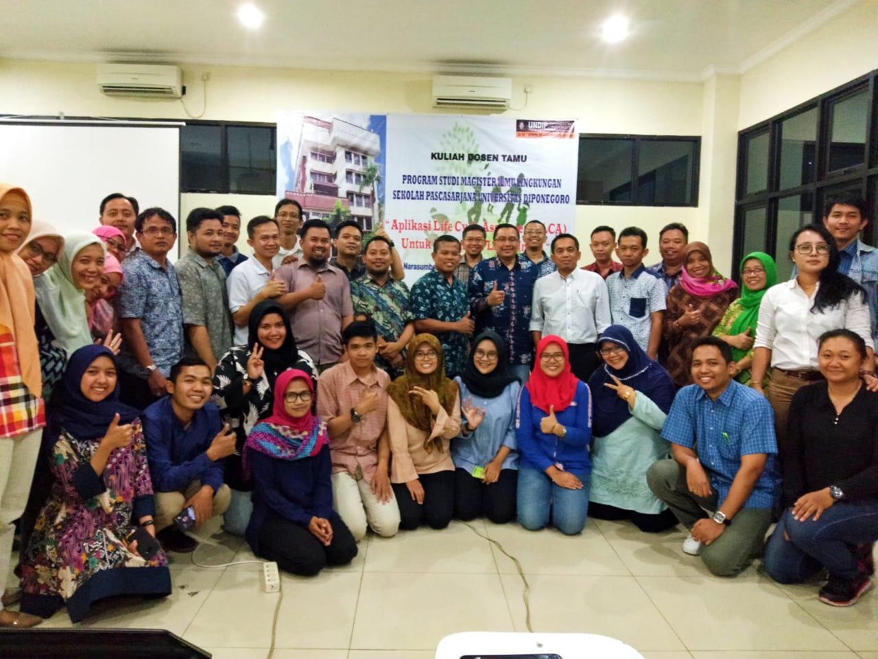 Joni Safaat Adiansyah, PhD menjadi dosen tamu di MIL Pascasarjana Undip ...